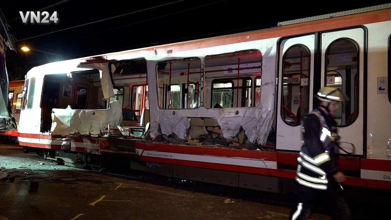 13.05.2025 – VN24 – LKW rammt zwei Straßenbahnen beim Abbiegen von den ...